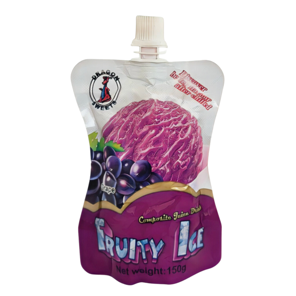 Dragon Sweets Fruity Ice Composite Juice Drink Grape 150g – The Chilly Box