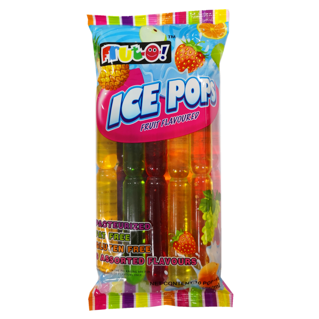 Fruto Ice Pops Fruit Flavoured 10pk – The Chilly Box