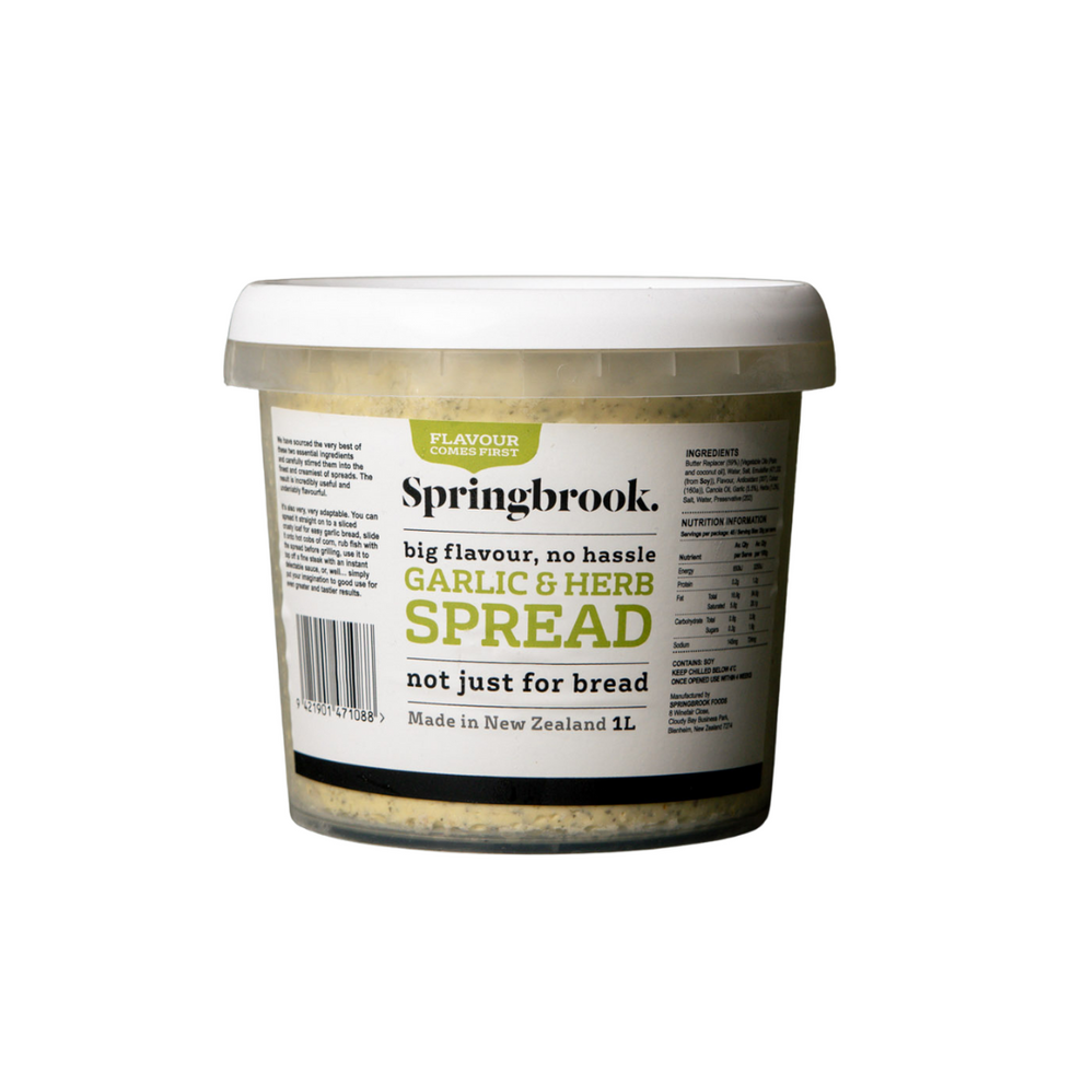 Springbrook Garlic/Herb Spread 1L – The Chilly Box